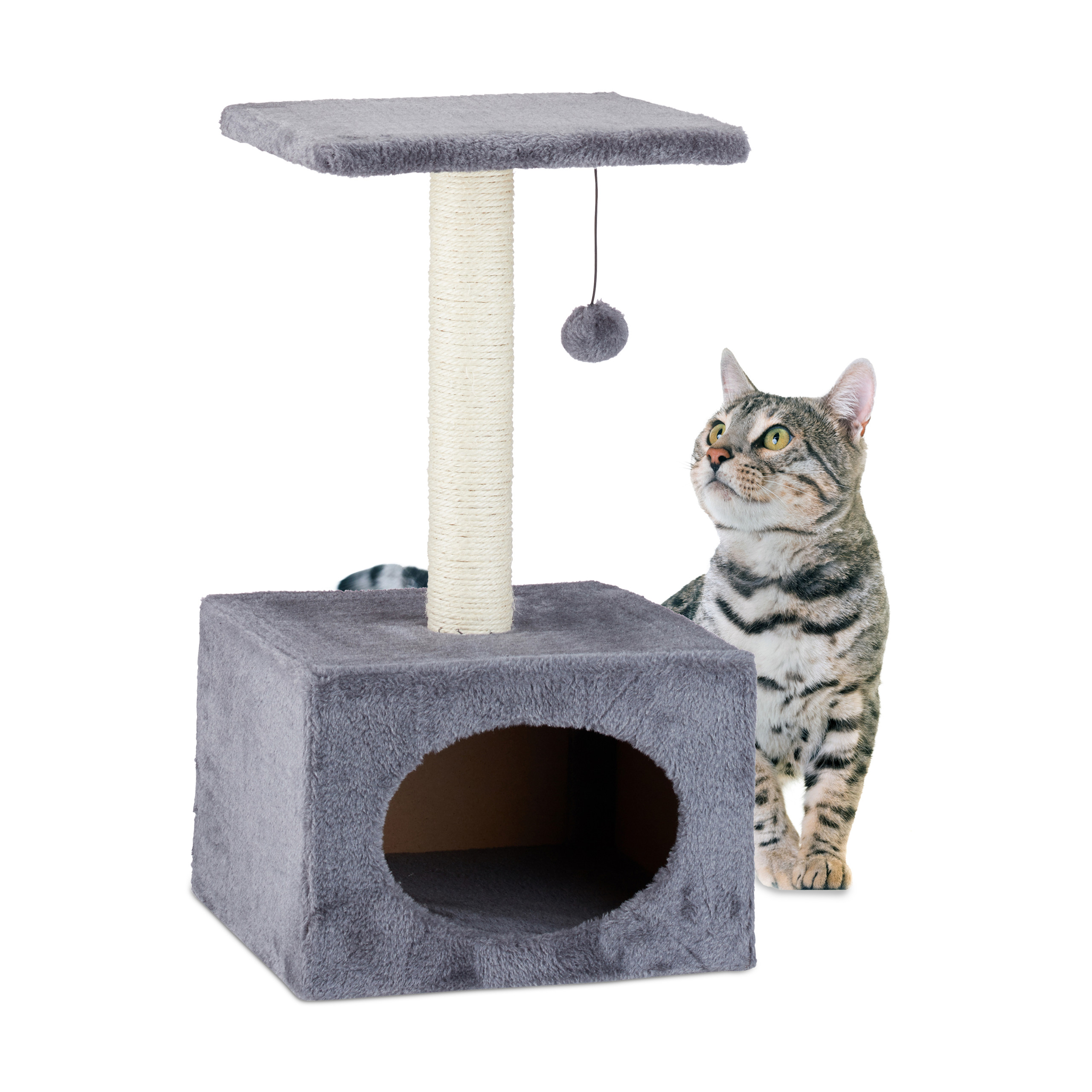 ALBERO TIRAGRAFFI ALBERO Gatti Grotta Sisal Pilastro Pedina Gioco