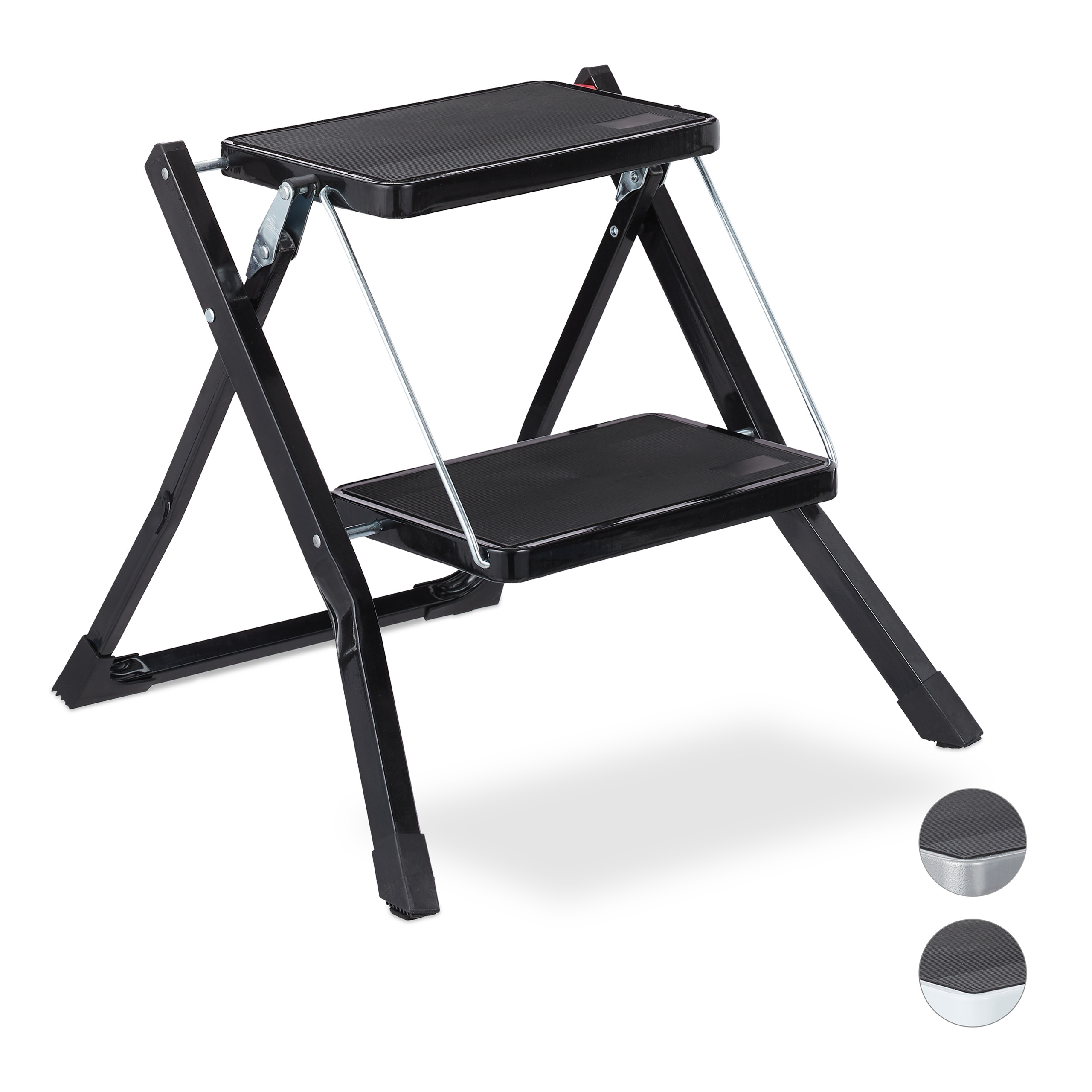 STEP LADDER FOLDING 2 Steps Podium Mini Ladder Folding Step Ladder 